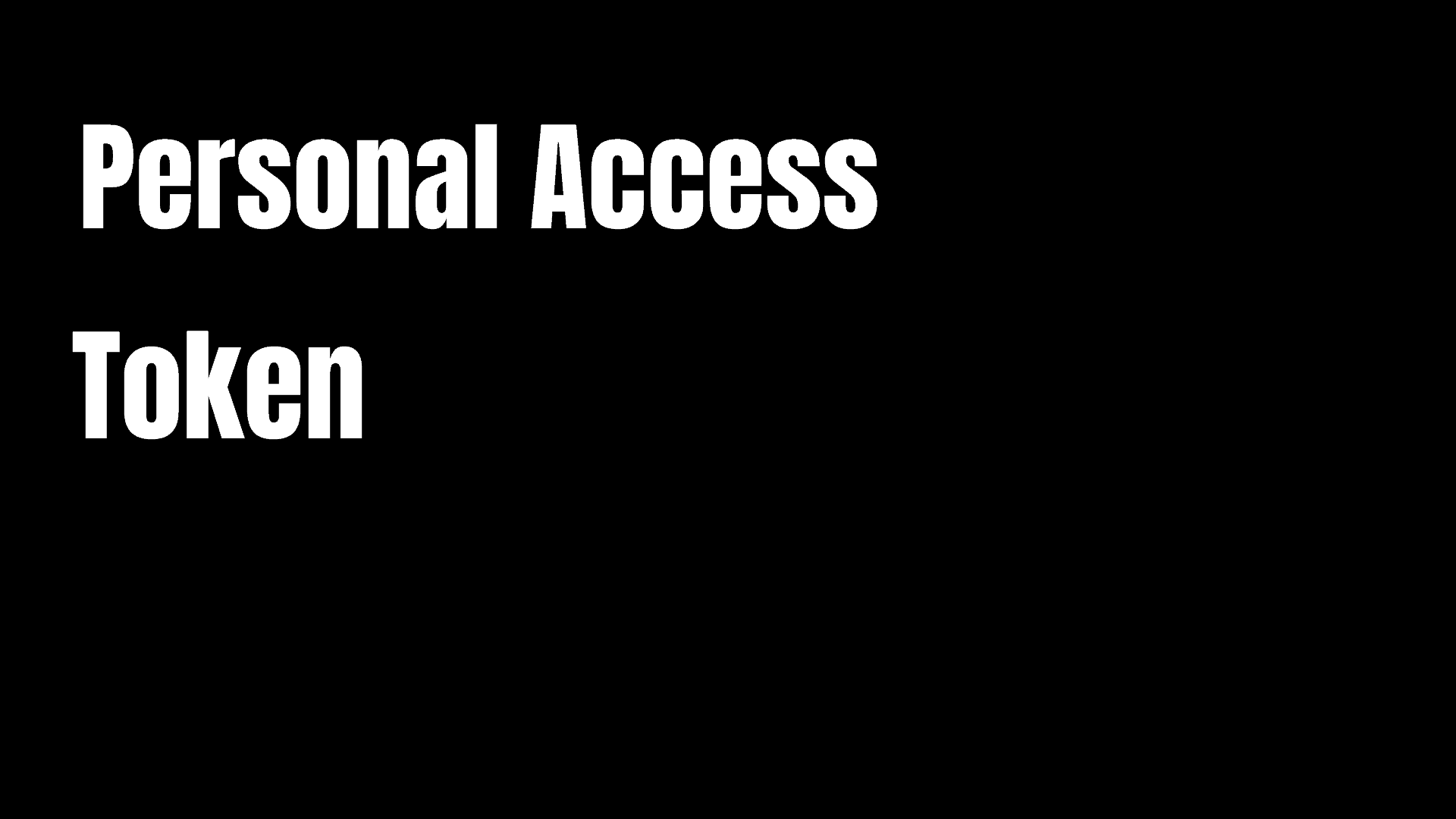 Personal Access Tokens - GPU ON CLOUD